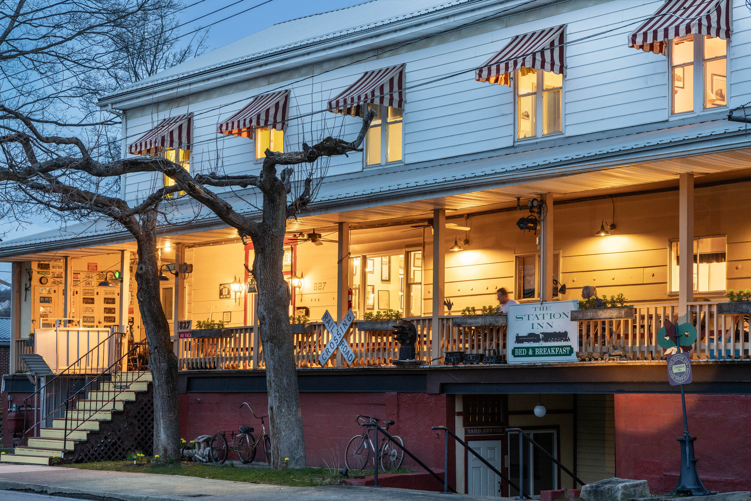 Rail-Themed Bed & Breakfast - Cresson, Pennsylvania - The Station Inn